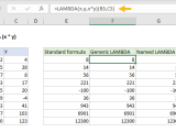 Excel Lambda Function Exceljet